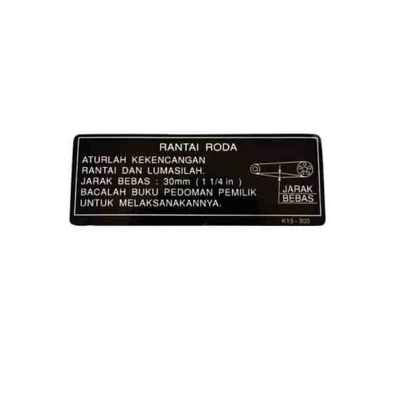 Jual Honda Genuine Part Sticker Label Drive Chain for CBR 150R-CB150 ...