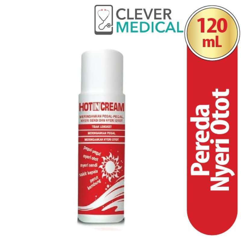 Promo Hot In Cream Pereda Nyeri Otot Dan Pegal-Pegal 120 Ml Diskon 16% ...