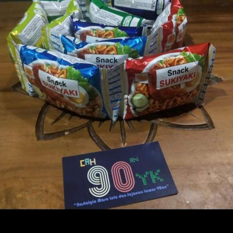Jual Snack SUKIYAKI. SNACK JADUL 90an isi 10 bungkus lebih besar di ...