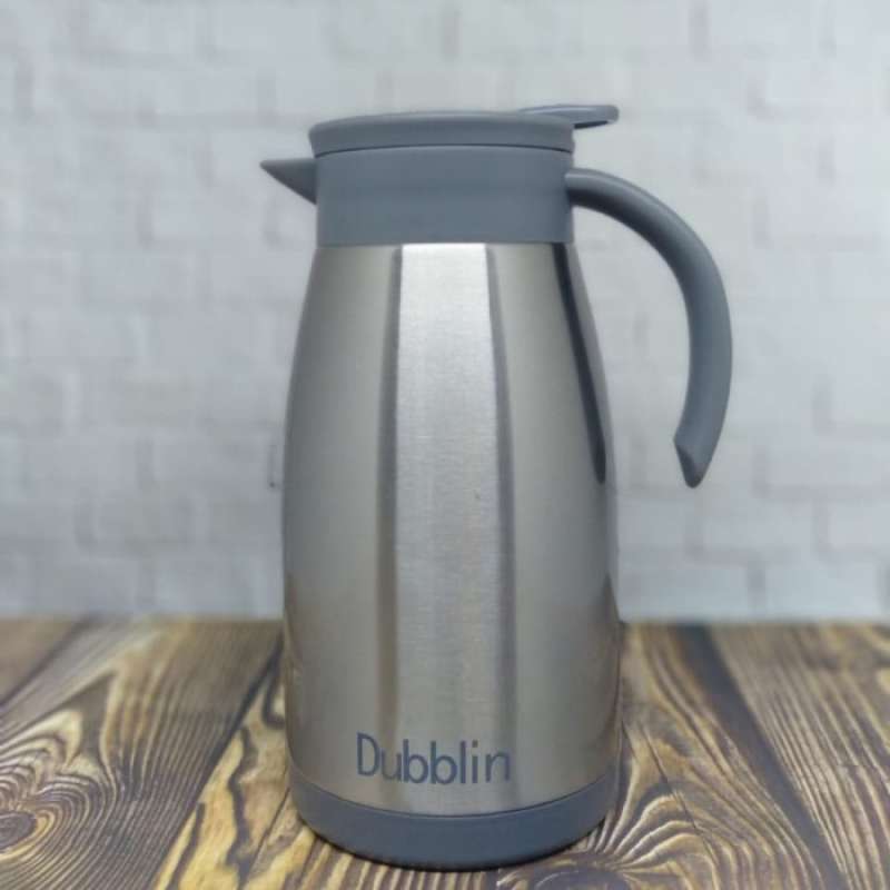 Jual TERJAMIN Teko/Kettle cafe dubblin 1 liter air panas dan dingin di ...