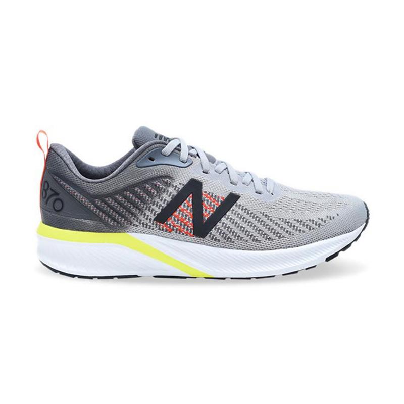 Jual New Balance 870 V5 Men's Running Shoes - SILVER 8 di Seller Planet ...