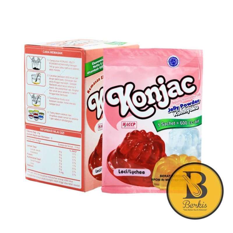Promo Konjac Jelly Powder Box (isi 12 Pcs) / Bubuk Jeli Konyaku - Jeruk ...