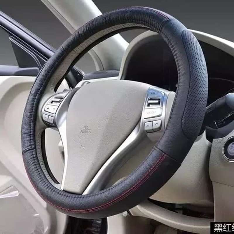 Jual Sarung stir atau cover stir kulit universal mobil HRV di Seller ...