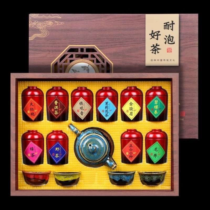 Jual CHINESE TEA SET 10 VARIAN / TOP TEN CHINESE TEA di Seller ...