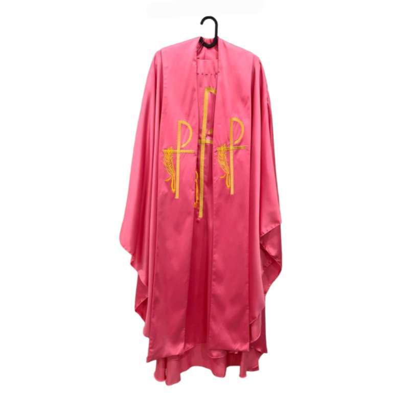 Jual Kasula Halus Dan Tebal Bordir Biasa 015 Jubah Imam Katolik Baju ...