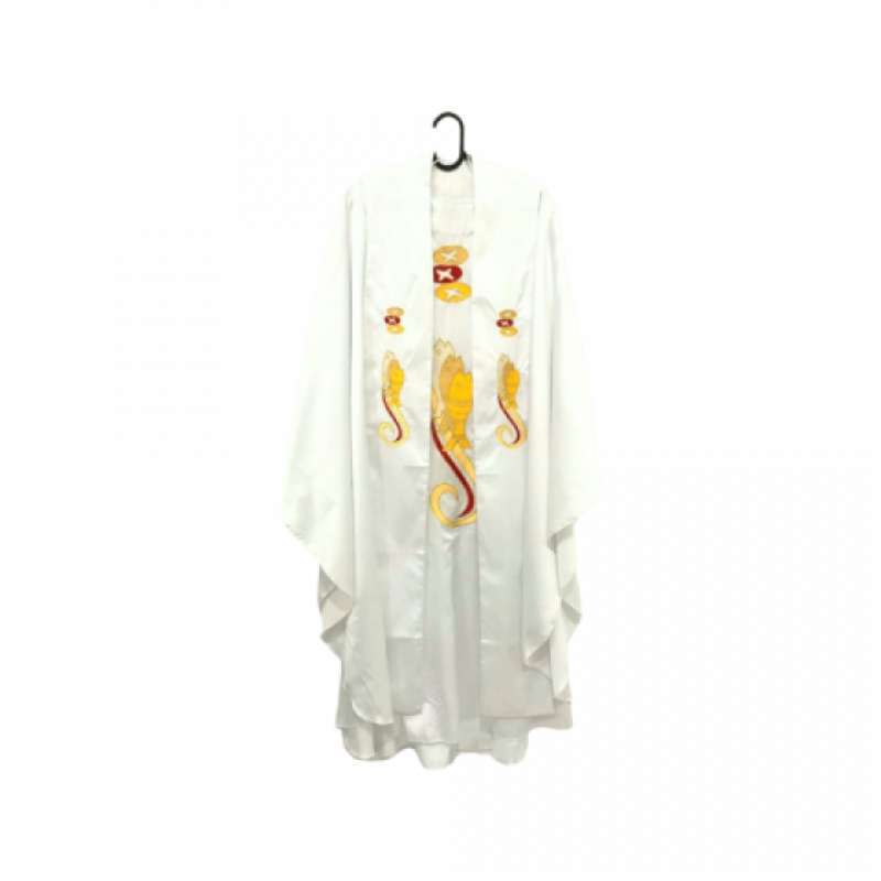 Jual Kasula Halus Dan Tebal Bordir Biasa 015 Jubah Imam Katolik Baju ...