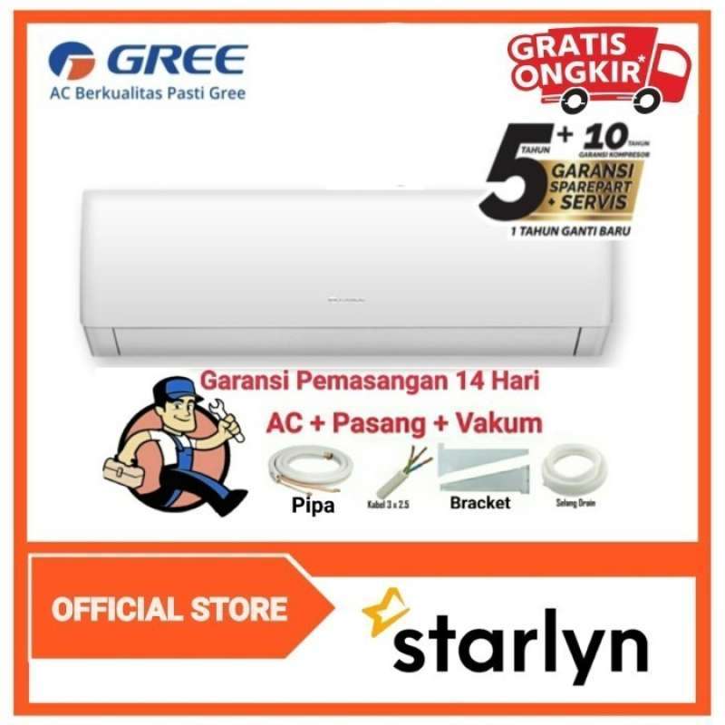 Jual AC GREE Split 1 PK GWC-09MOO5S + PASANG AC Split 1PK GWC09MOO5S di ...