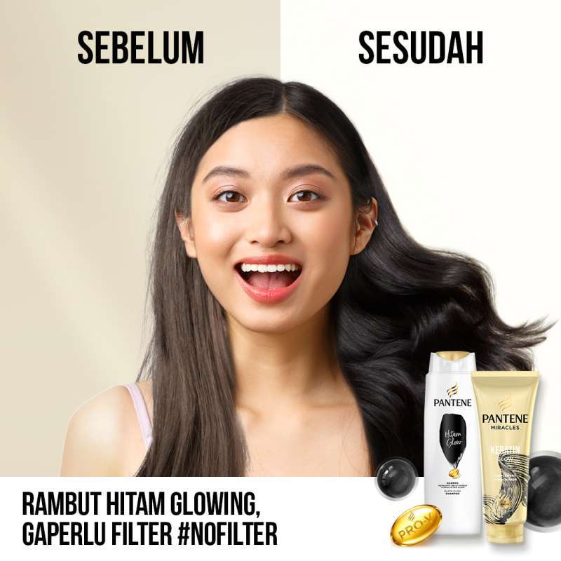 Jual Pantene Hitam Glow Shampoo [750 Ml] - Paket Isi 3 Di Seller P&g Pc ...