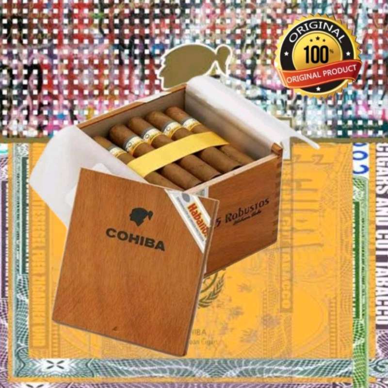 Jual COHIBA ROBUSTOS / CIGAR COHIBA ROBUSTO / BOX OF 25 di Seller ...