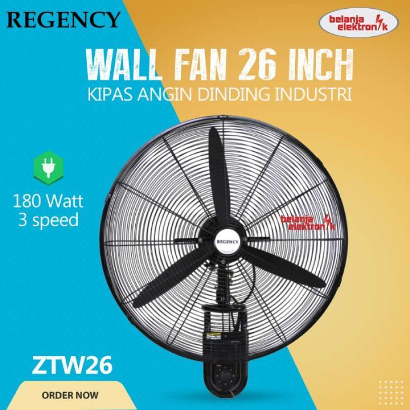 Promo KIPAS ANGIN DINDING INDUSTRI REGENCY TW 26 TORNADO WALL FAN 26 ...