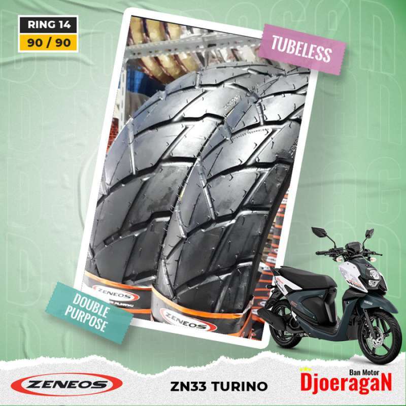 Promo Ban Motor Matic Trail Zeneos Zn33 Turino Ring 14 90/90 X-ride ...