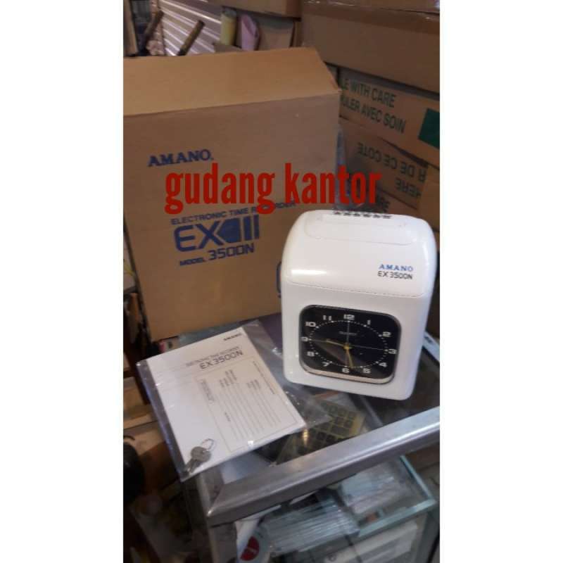 Jual AMANO EX 3500 N MESIN ABSENSI PEGAWAI /ABSEN KARTU CHECK CLOCK ...