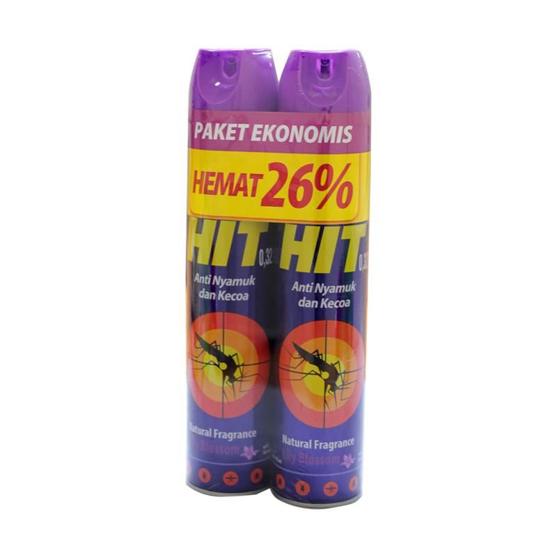 Jual HIT Aerosol Lily Bls Cairan Pembasmi Nyamuk & Serangga [600 mL ...