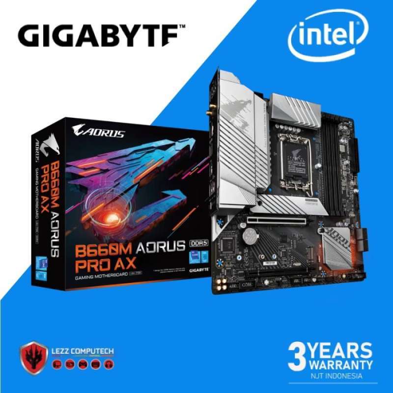 Jual GIGABYTE B660M AORUS PRO AX (Intel B660, LGA 1700, DDR5) Micro ATX ...