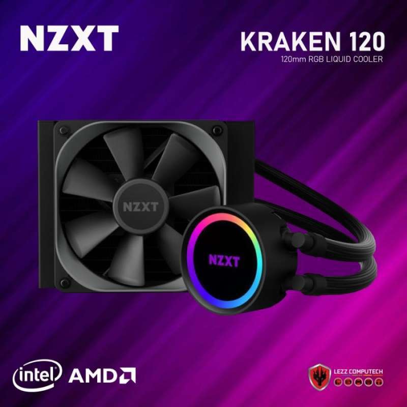 Jual NZXT KRAKEN 120 - 120mm AIO Liquid Cooler with RGB di Seller Lezz ...