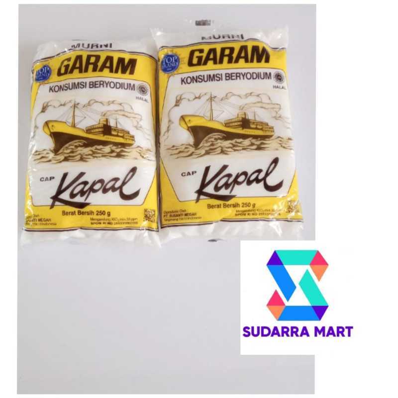 Jual Garam meja cap kapal 250 gram di Seller Sudarra_Mart - Sukaluyu ...