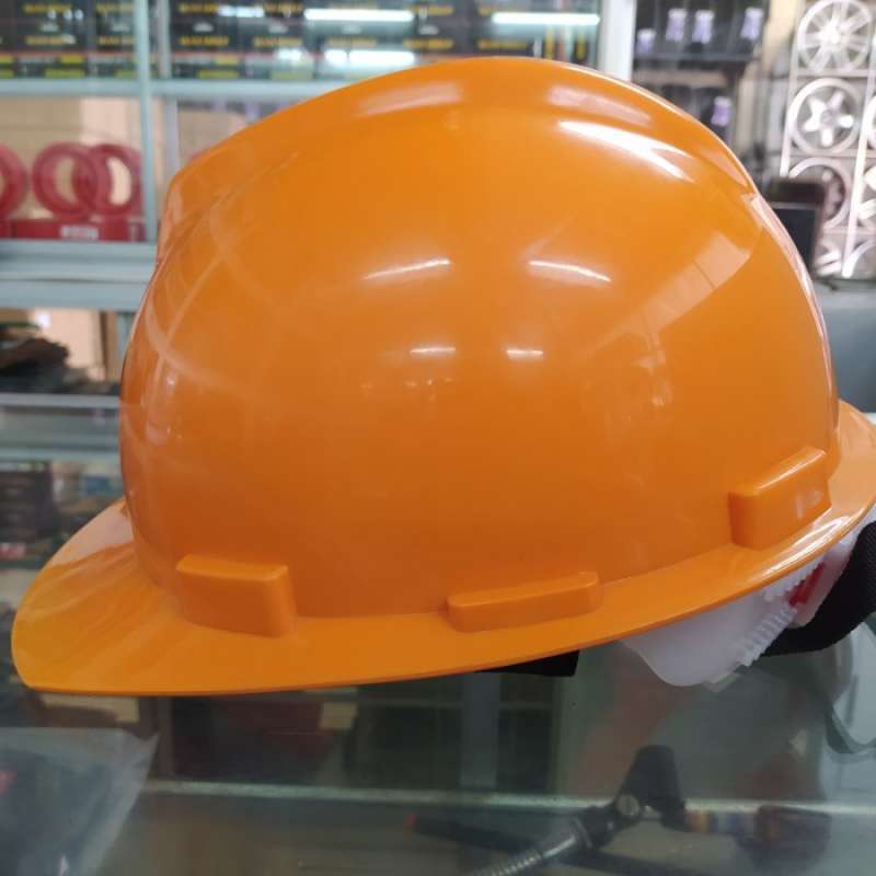 Promo Helm Proyek V Warna Orange /safety Helmet Diskon 37% Di Seller ...