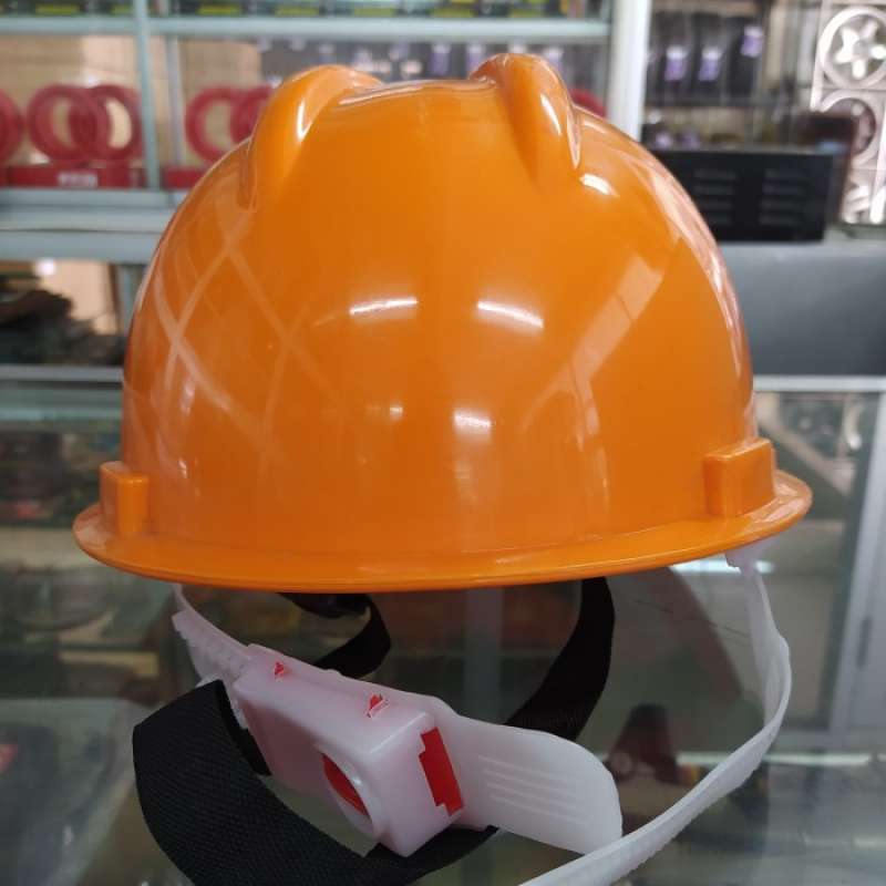 Promo Helm Proyek V Warna Orange /safety Helmet Diskon 37% Di Seller ...