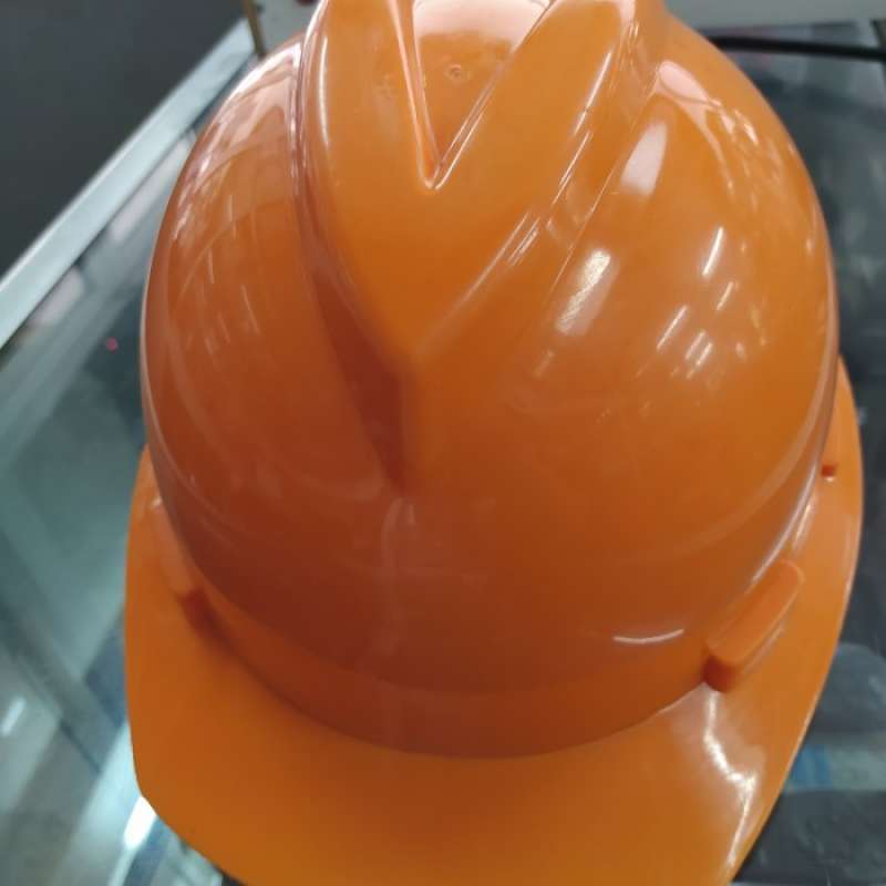Promo Helm Proyek V Warna Orange /safety Helmet Diskon 37% Di Seller ...
