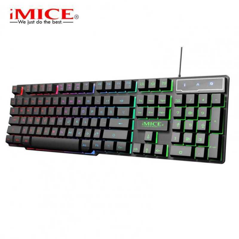 Jual GLO - iMice Gaming Keyboard Professional RGB Backlit - AK-600 Warna Hitam di Seller NURMA ...