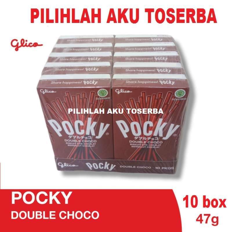 Jual Glico Pocky Regular Pack Double Choco - (harga Per 10 Box) Di ...