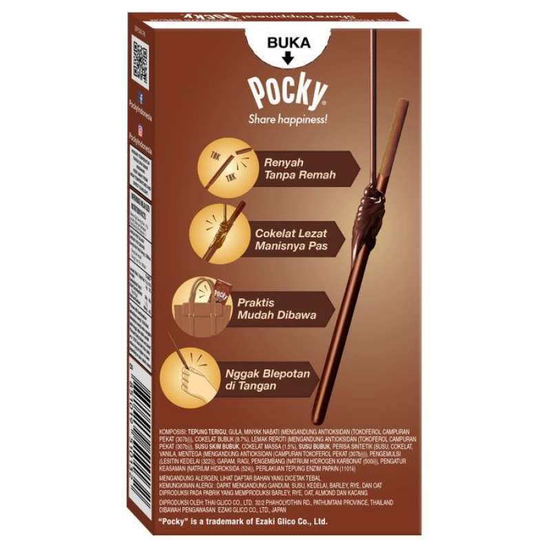 Jual Glico Pocky Regular Pack Double Choco - (harga Per 10 Box) Di ...