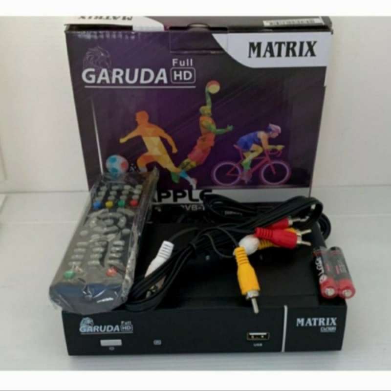 Jual RECEIVER TV set top box matrix Garuda DVB T2 digital original ...