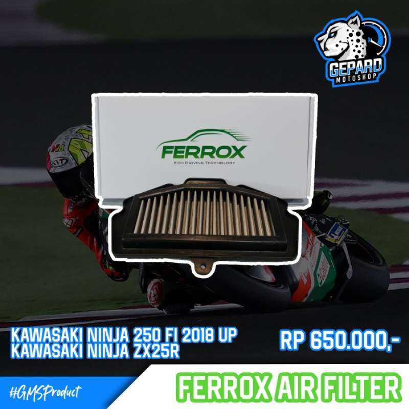 Jual Ferrox Air Filter Kawasaki Ninja 250 Fi 2018 UP / Ninja ZX25R di ...