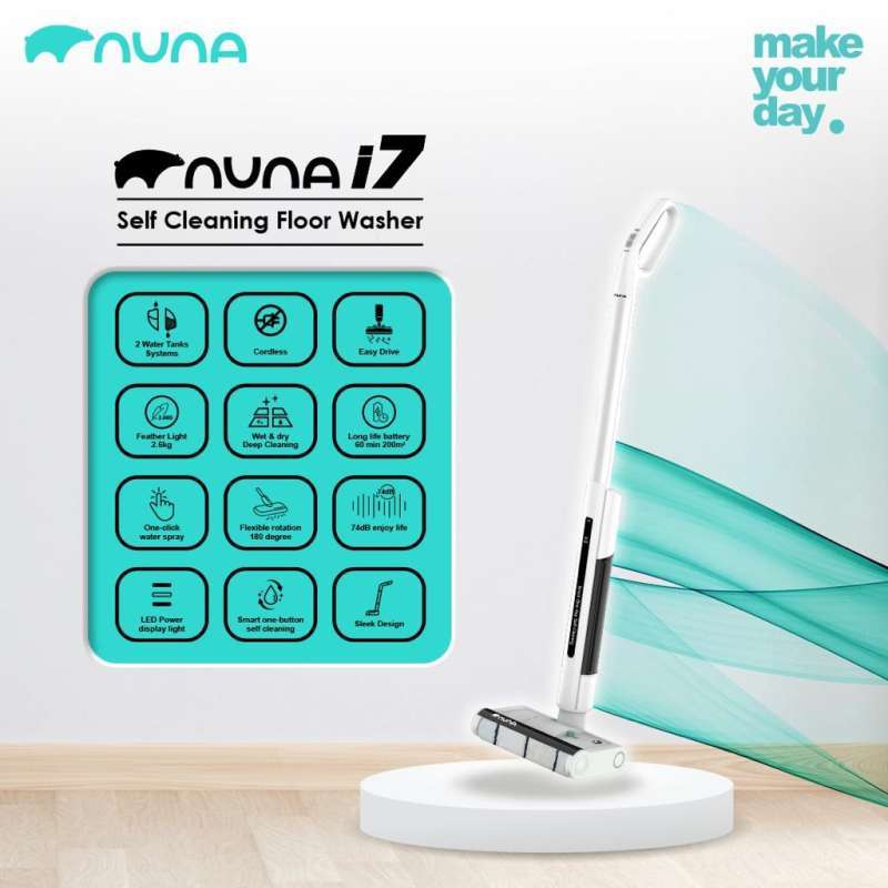 Promo NUNA I7 Cordless Wet Dry Sterilisation Vacuum Cleaner.. Diskon 44 ...