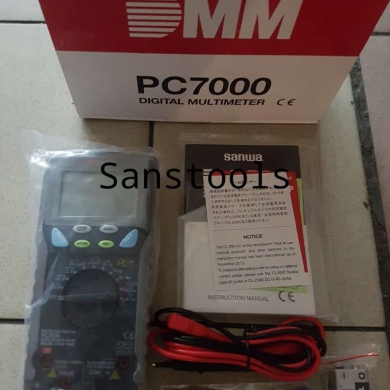Jual sanwa PC7000 DIGITAL MULTIMETER HIGH RESOLUTION JAPAN ORIGINAL 100 ...