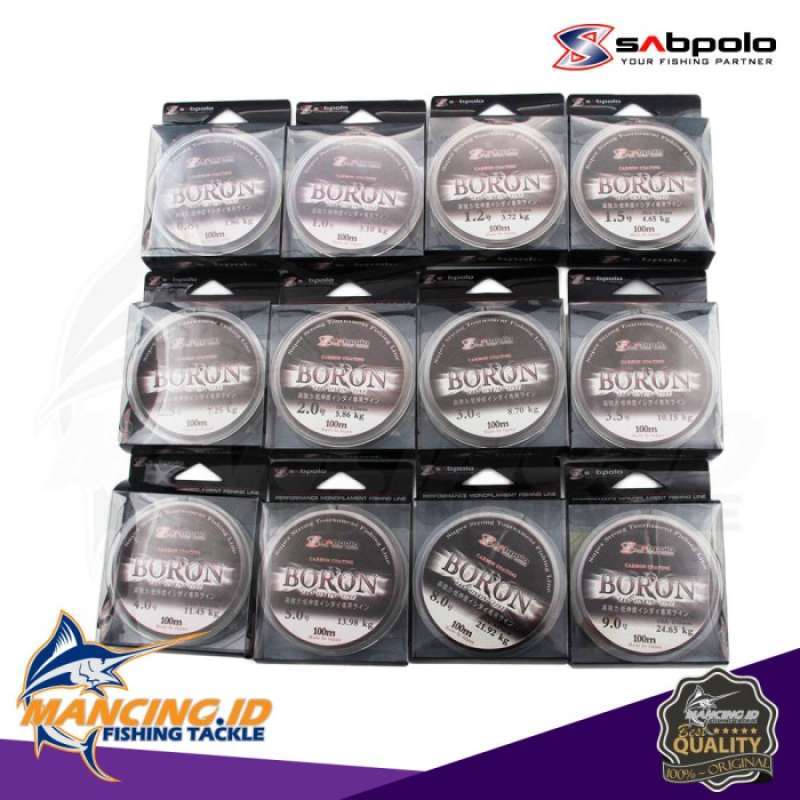 Promo SENAR PANCING SABPOLO BORON FAST SINKING LINE CARBON COATING 100M ...