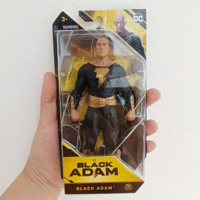 Promo Action Figure Black Adam 6 Inch seri terbaru the rock 2022 Spin ...