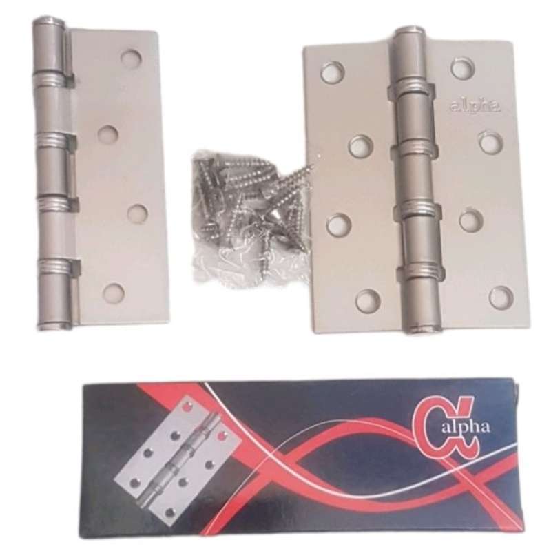 Jual engsel tebal 4inch sn alpha engsel pintu jendela engsel besi ...