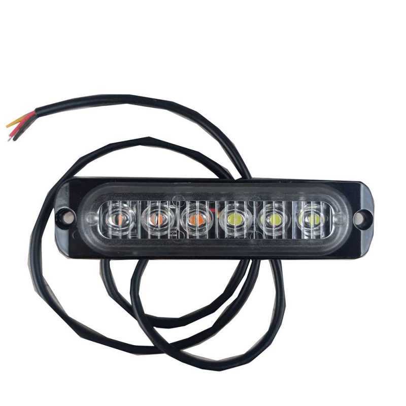 Jual GLO - CRABX Lampu LED Lampu Peringatan Warning Light 6LED 12-24V ...