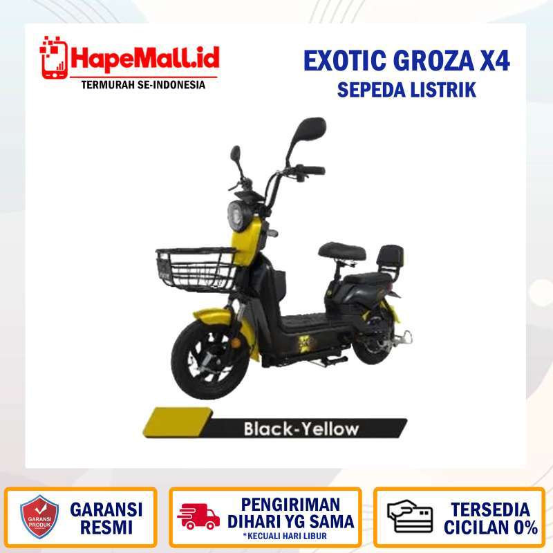 Promo EXOTIC GROZA X4 Sepeda Listrik Diskon 18% di Seller Hapemall ...