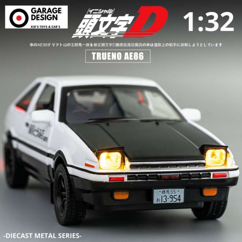 Promo Diecast 1:32 Initial D Toyota Trueno Ae86 - Mobil Pajangan Miniatur Diskon 16% di Seller ...