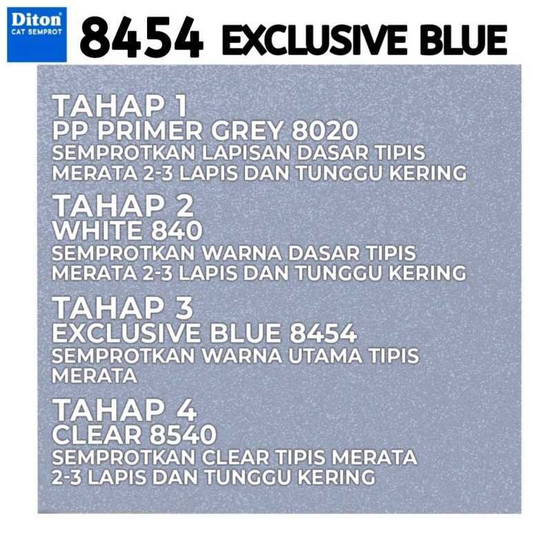 Jual 8454 Exclusive Blue Diton Standar Exclusive Blue 300cc Cat Semprot ...