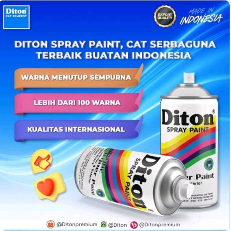 Jual 8454 Exclusive Blue Diton Standar Exclusive Blue 300cc Cat Semprot ...