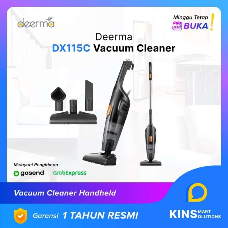 Jual DEERMA DX115C Vacuum Cleaner Penyedot Debu Handheld di Seller ...