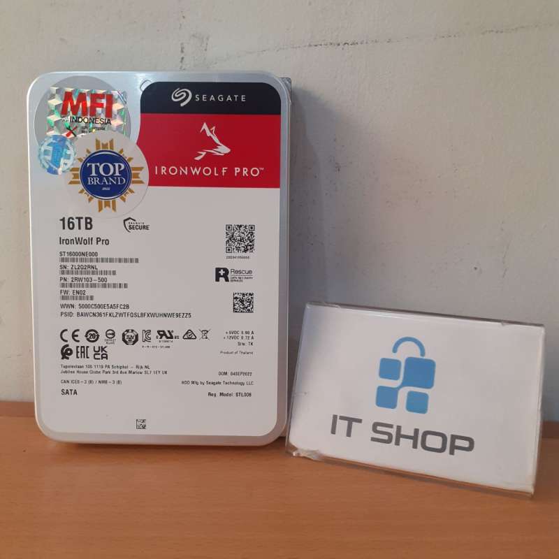 Jual Seagate Ironwolf Nas Pro 16tb Di Seller It Shop Official Store - Mojo, Kota Surabaya | Blibli