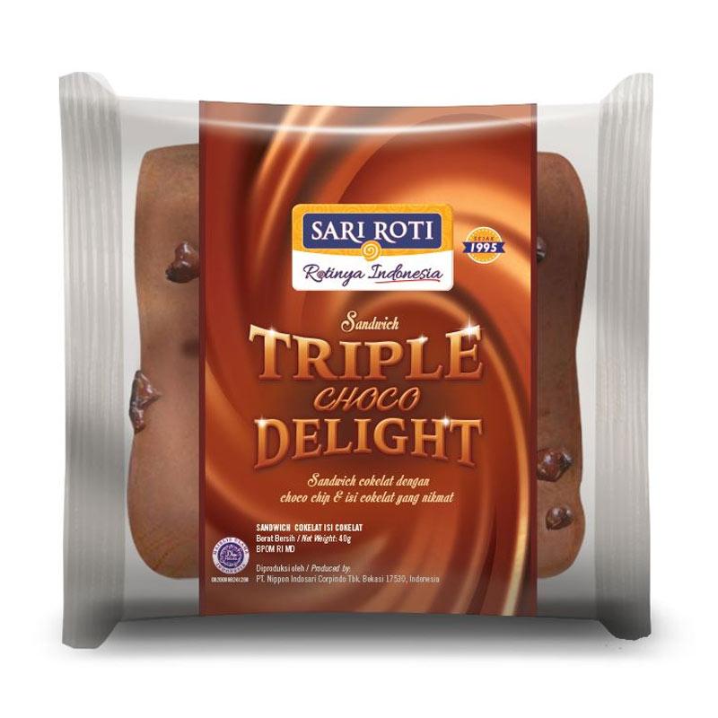 Jual Sari Roti Sandwich Triple Choco di Seller Sari Roti Official Store ...