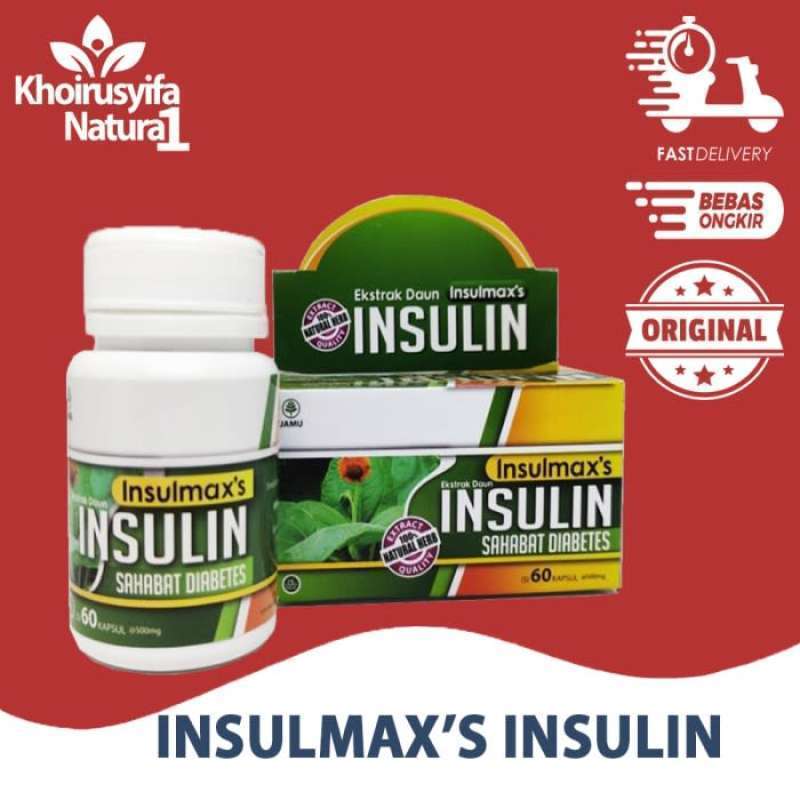 Jual Jual Insulmaxs Kapsul Extra Insuline Insulmax Darusyifa 60 Kapsul ...