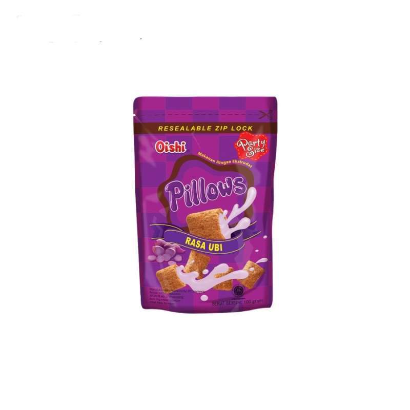 Jual PILLOWS ISI UBI OISHI 100GR YAM FLAVOR SNACK di Seller LatteBless ...