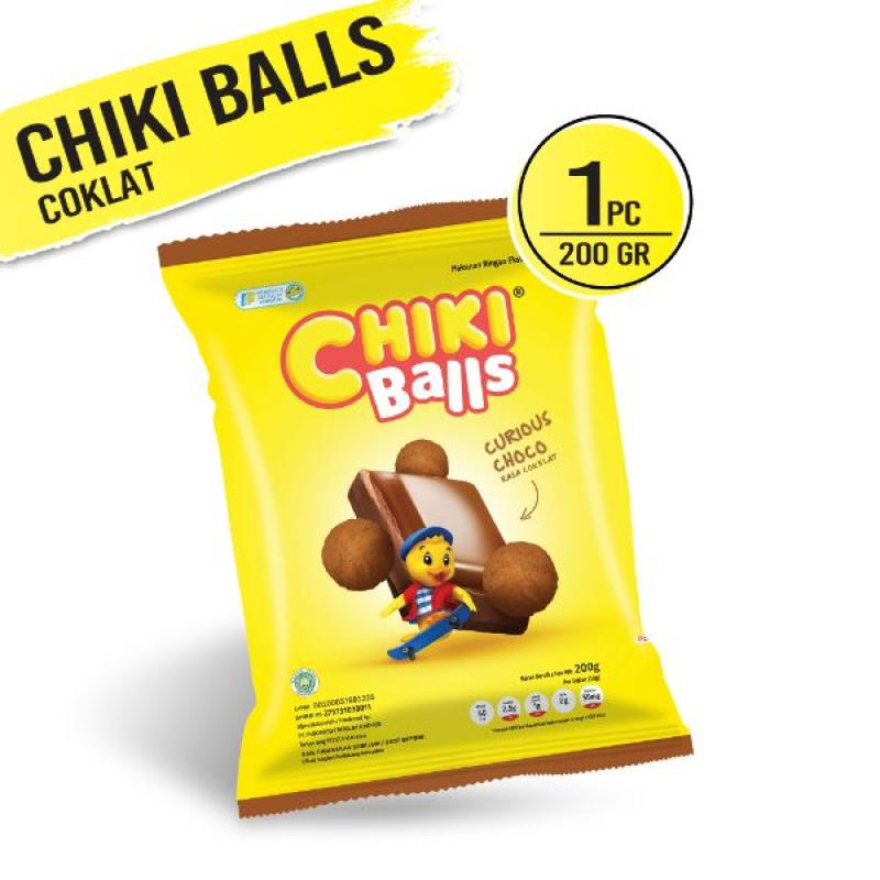 Jual Indofood Chiki Balls Kemasan Original 200gr - Curious Choco Di ...