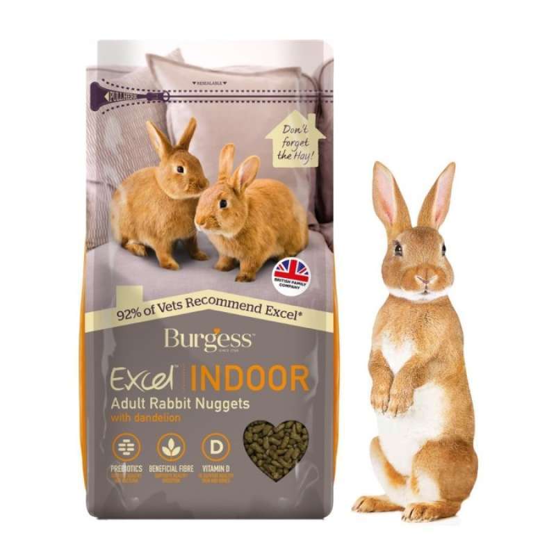 Jual BURGESS 1 5KG EXCEL INDOOR KELINCI RABBIT MAKANAN di Seller Enigma ...