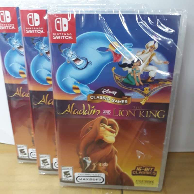 Jual NINTENDO SWITCH ALADDIN AND LION KING di Seller Silvanna - Kota ...
