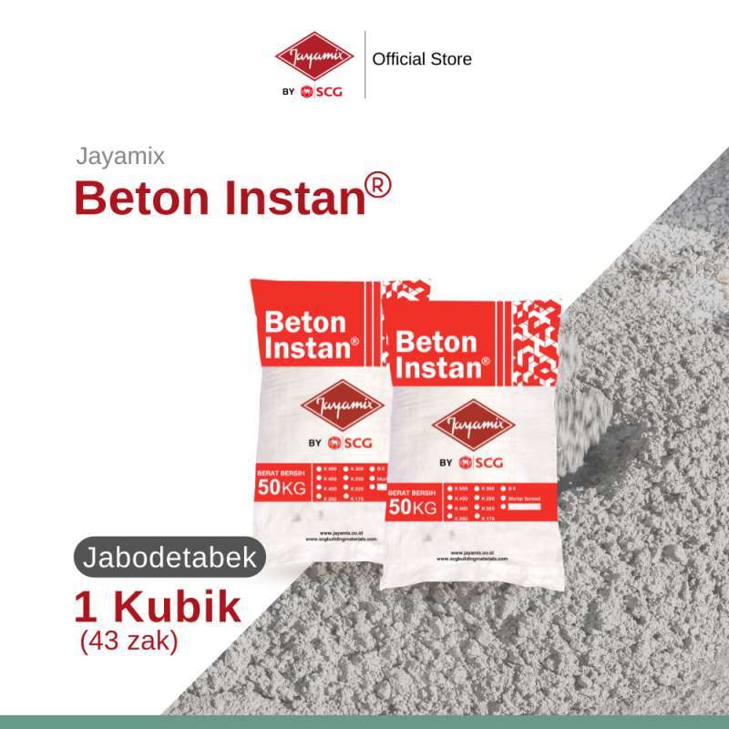 Jual Jayamix by SCG Beton Instan [1 Kubik] - Jabodetabek - K250 di Seller Jayamix by SCG ...