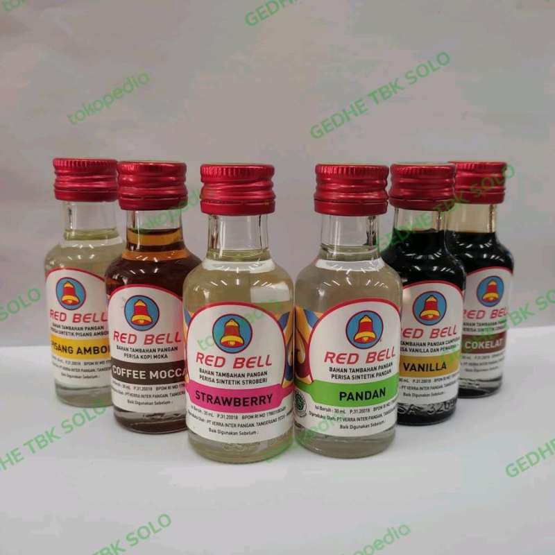 Promo Red Bell Perisa Makanan Dan Minuman 30ml Diskon 17% Di Seller Tbk ...