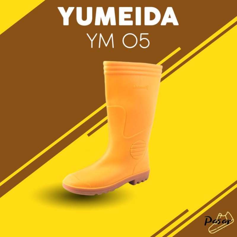 Jual Sepatu Boots YUMEIDA 05 Sepatu Proyek Tinggi 35cm Boots Lapangan ...