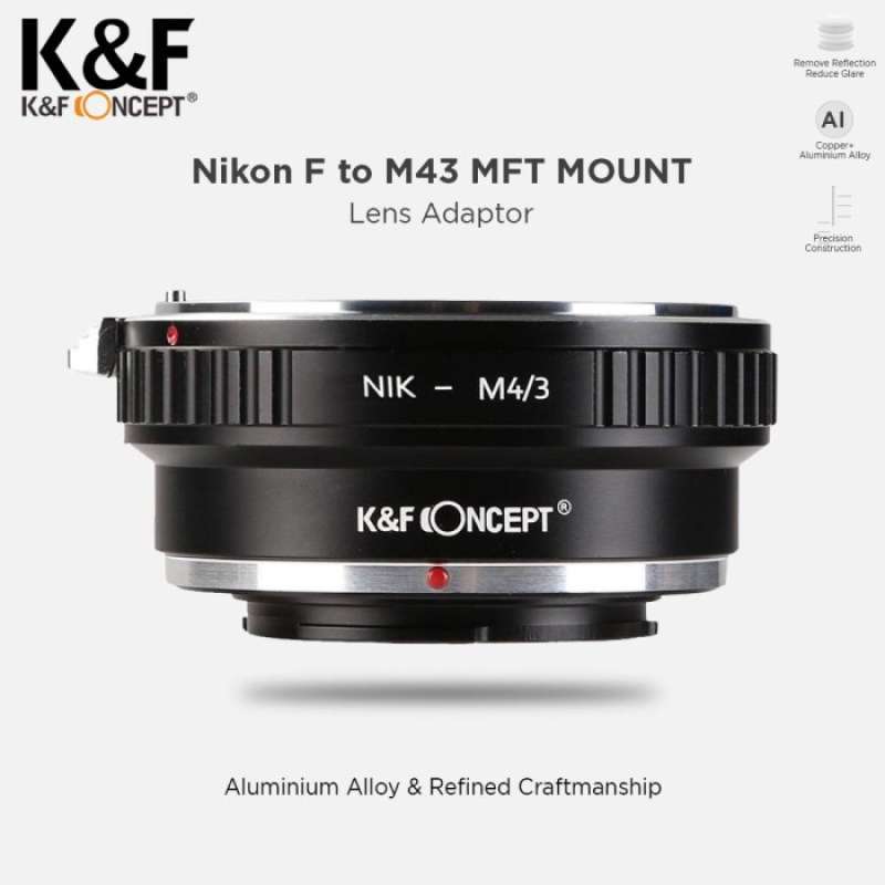 Promo Knf Concept Lens Mount Adapter Nikon F To M43 Mft Mount Diskon 11 ...